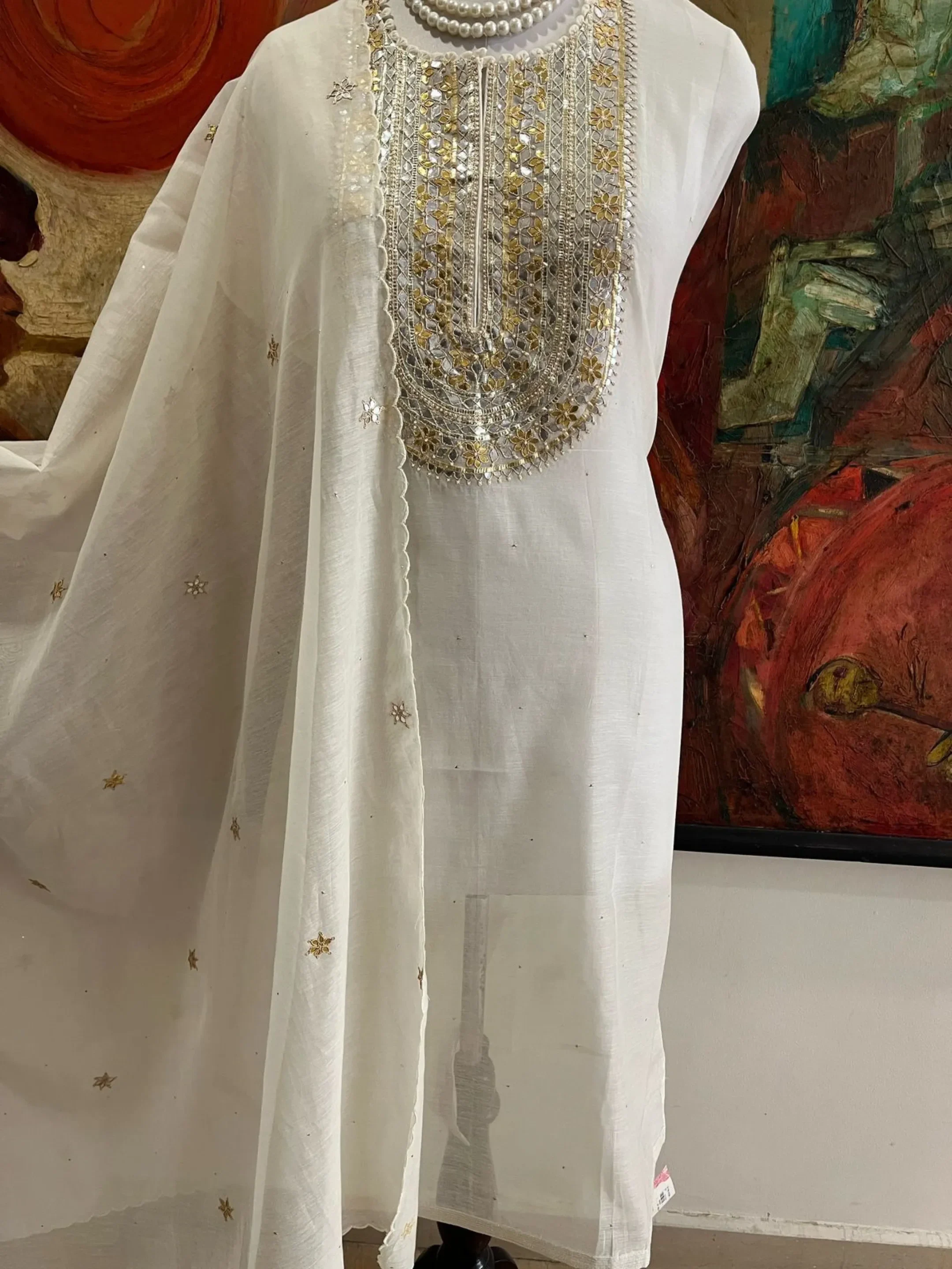 Pink Almirah | Gotta Handwork - Flat 30% Off on 15500/- Only at 10850/-